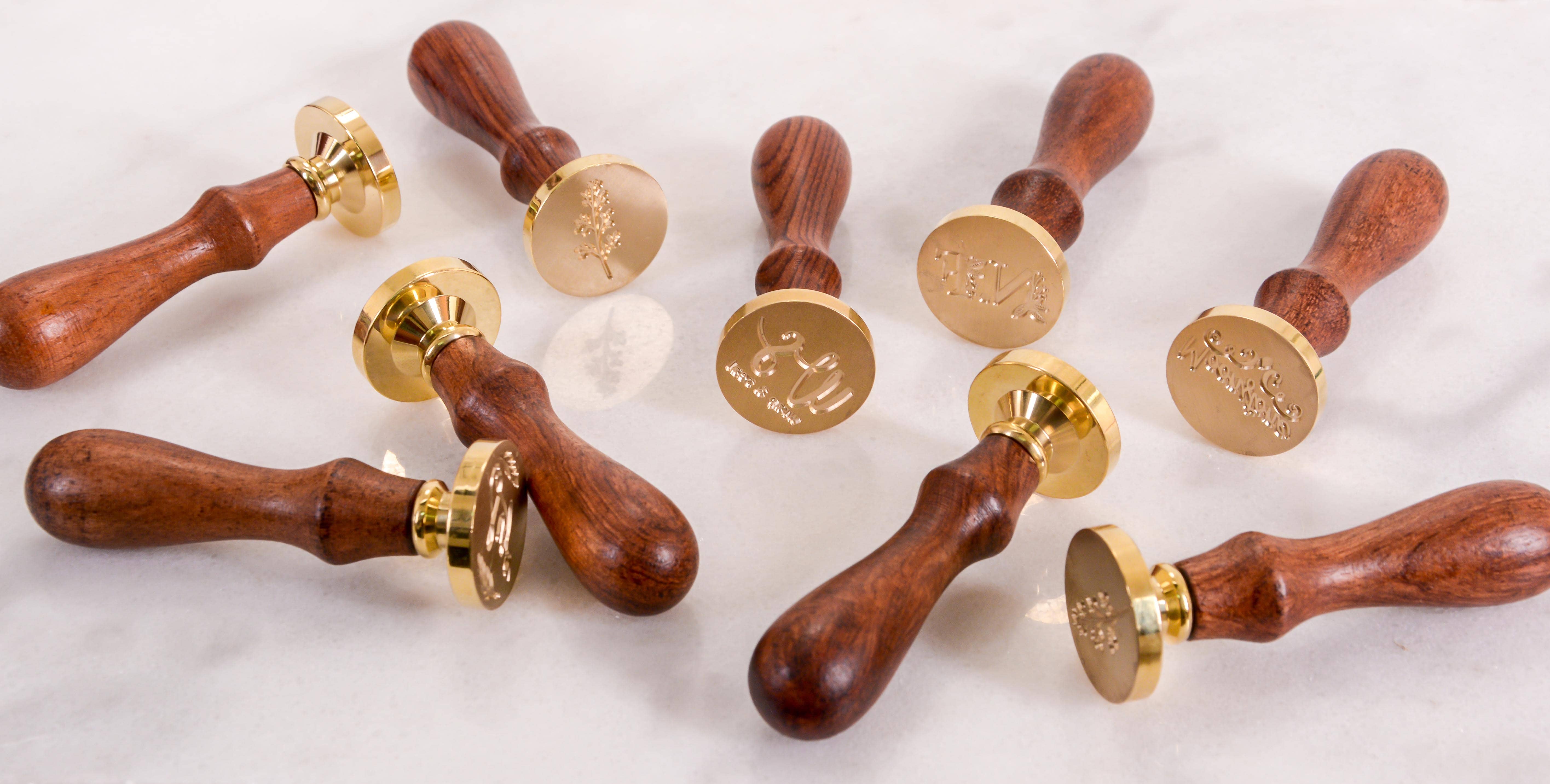WrapnSeal Wax stamps