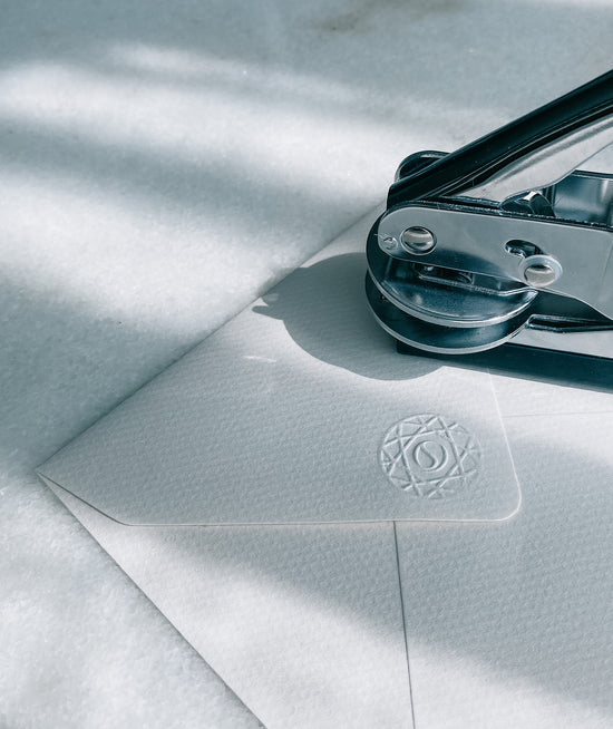 Logo Embossed Paper Stamp – WrapnSeal